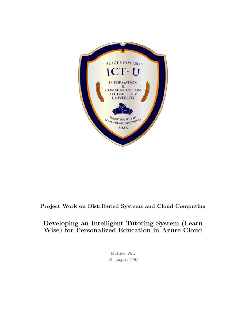 Intelligent Tutoring Systems | PDF | Cloud Computing | Distributed Computing