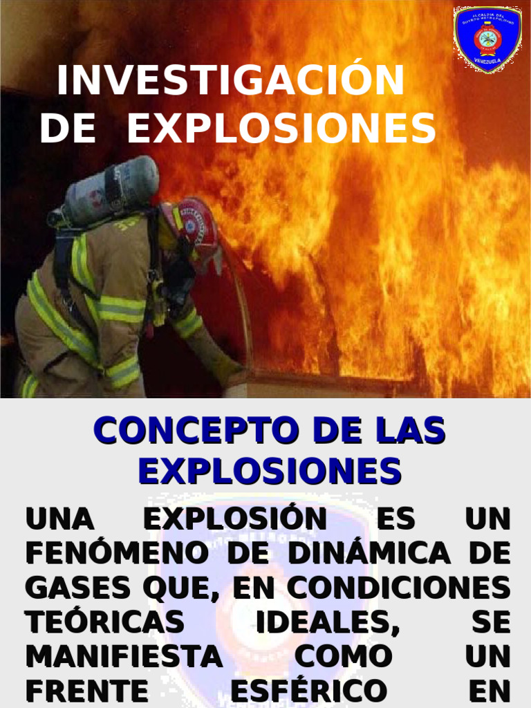 Explosiones | PDF | Combustión | Gases