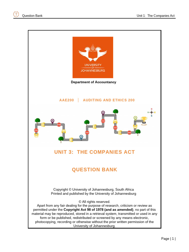 Companies Act - Question Bank - Master - All | PDF | Legal Liability ...