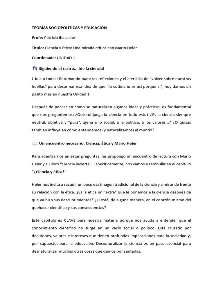 Teorías Guia Heler | PDF | Science | Educación en artes liberales