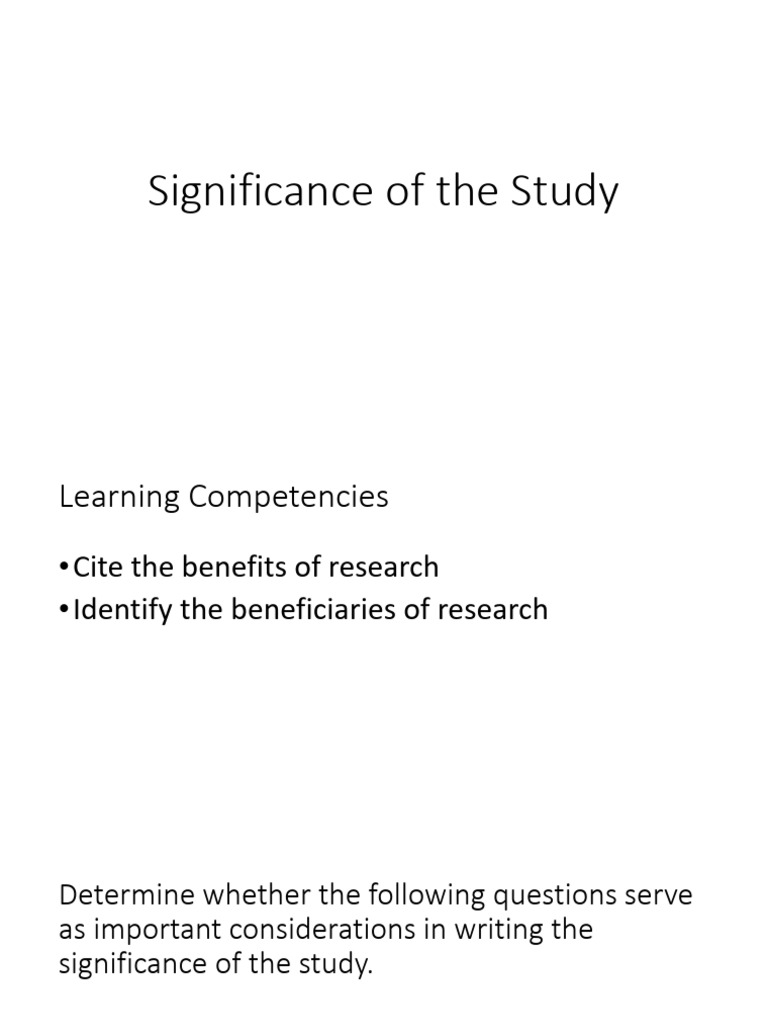 Identifying Research Study Beneficiaries | PDF | Curriculum | Communication