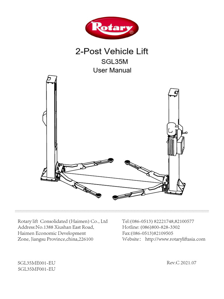 Rotary Lift | PDF | Elevator | Switch
