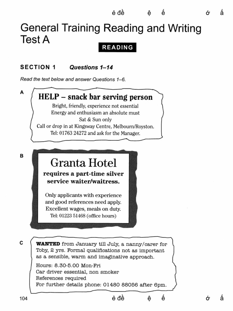 Cambridge IELTS 9 General Tests (With Answers) | PDF