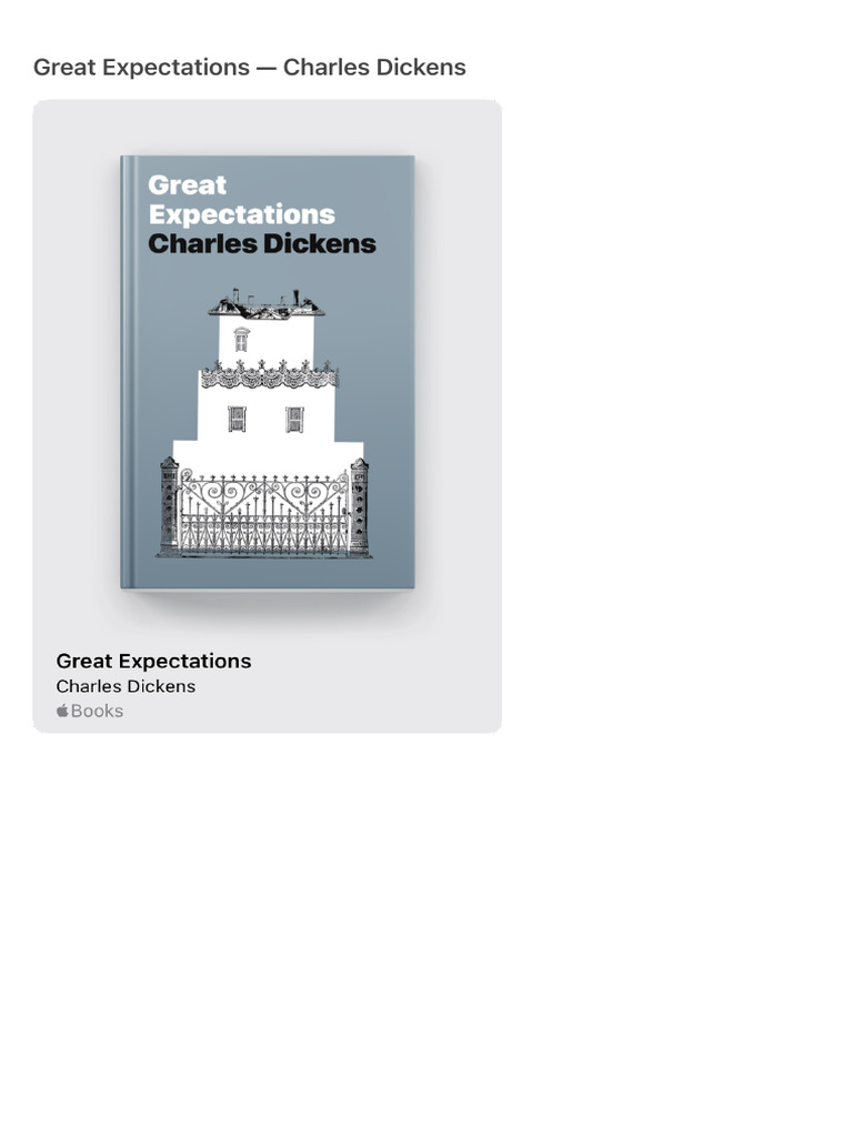 Great Expectations - Charles Dickens | PDF