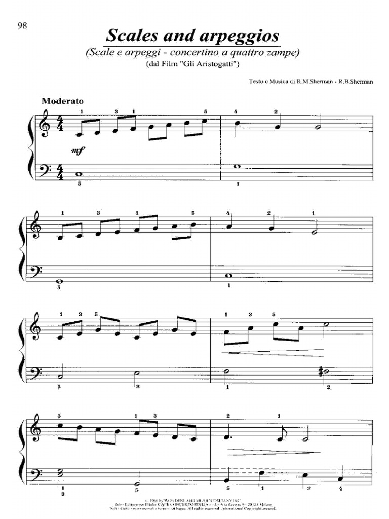 Scale e Arpeggi | PDF