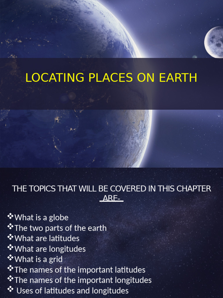 Locating Places On Earth | PDF