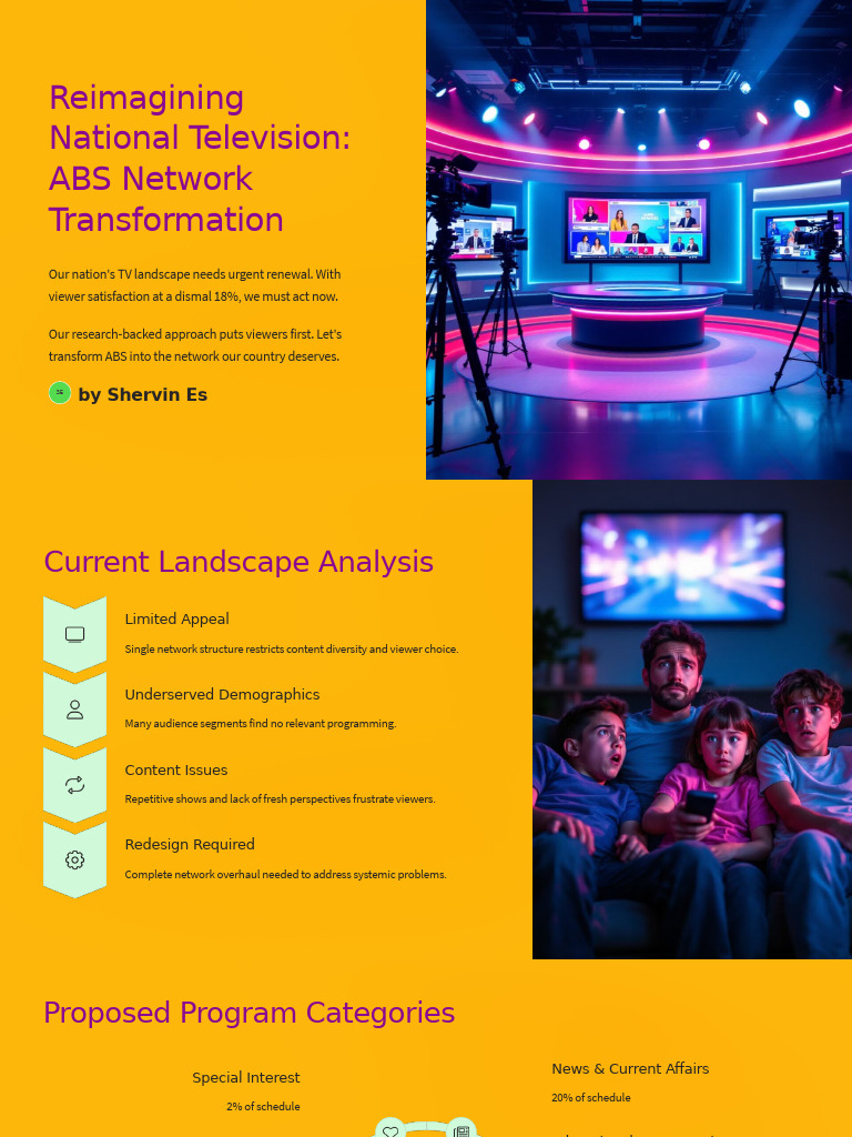 Reimagining National Television ABS Network Transformation | PDF ...