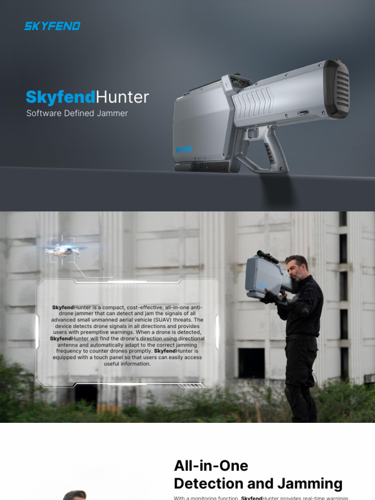 SkyfendHunter Brochure EN 0612 | PDF | Unmanned Aerial Vehicle ...