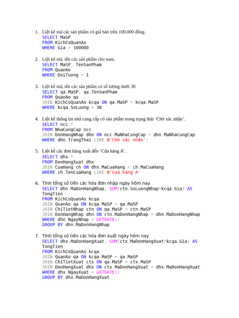 BTL SQL Select | PDF