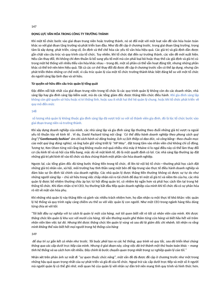 Đ NG L C Văn Hóa Trong Công Ty Trư NG Thành: "Gentlemanly Fashion" | PDF