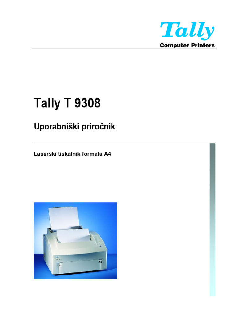 Stampac-Tally 9308 | PDF
