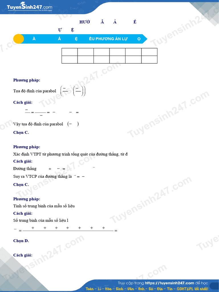 Dap an Btvn de on Tap Hk2 Toan 10 de Thi Dang Moi de 3 1744171305 | PDF