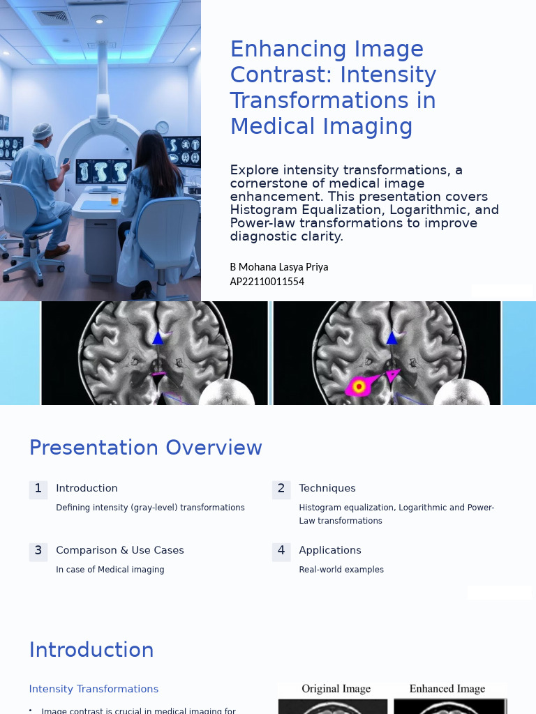 Enhancing Image Contrast Intensity Transformations in Medical Imaging ...