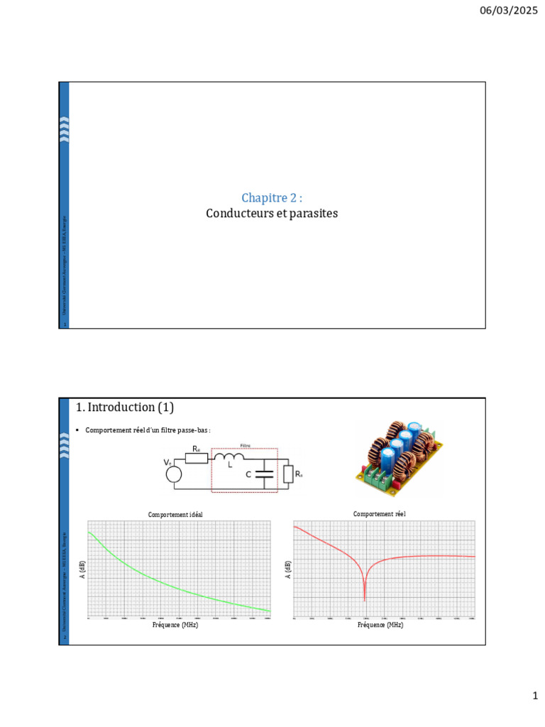 Comportement des conducteurs en circuits électriques | PDF ...
