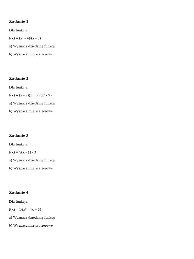 Zadanie 1 | PDF