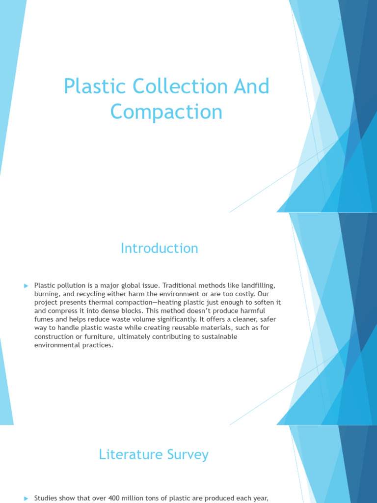 Thermal Compaction for Plastic Waste Reduction | PDF | Plastic | Waste