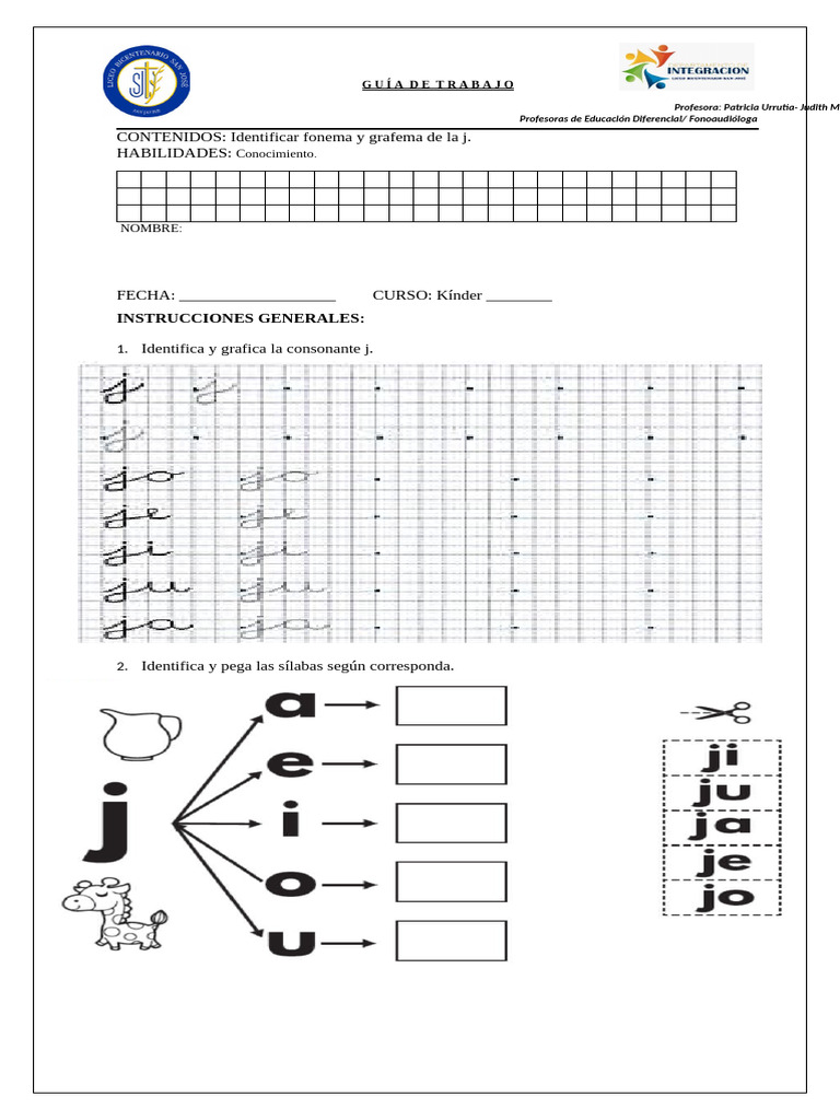 27 NOV K°A-B - CONSONANTE J | PDF