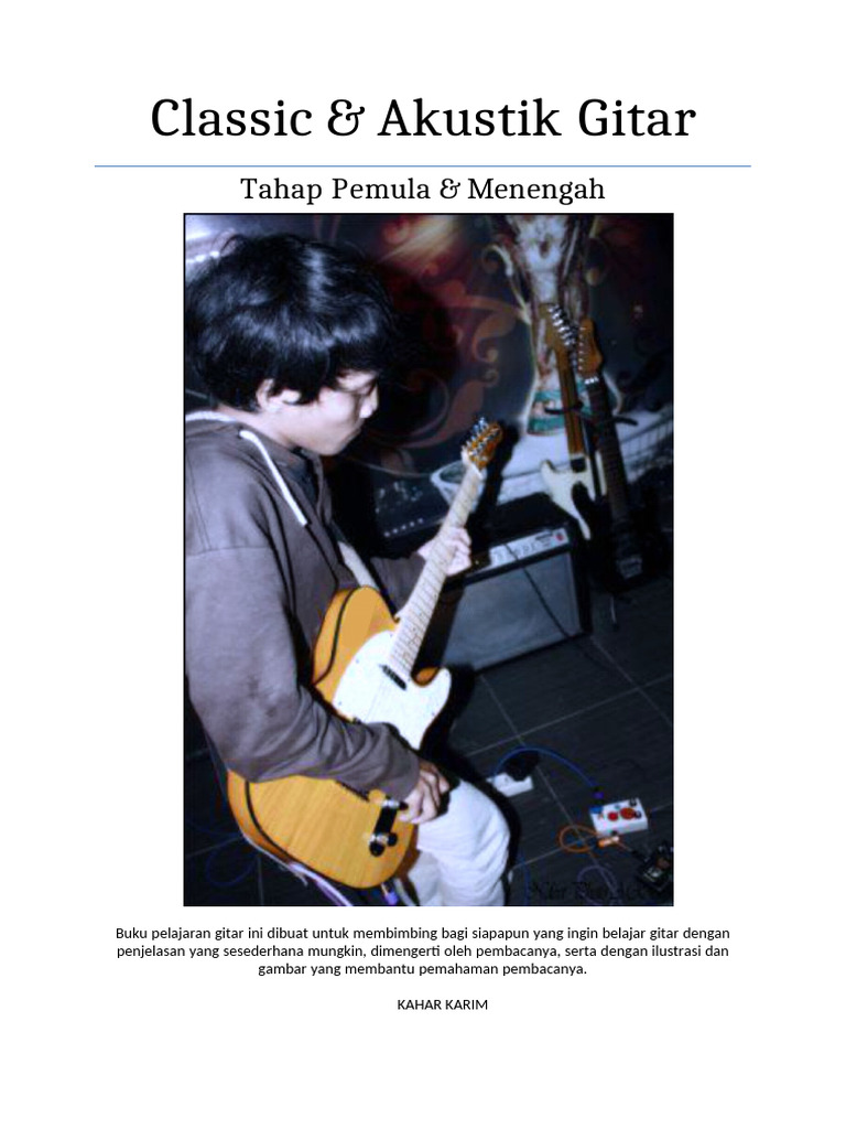 buku belajar bermain gitar | PDF
