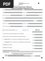 Colorado Tax Withholding Return Form | PDF | Taxes | Government Finances