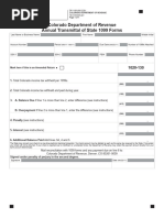 Colorado Tax Withholding Report Form | PDF | Taxes | Government Finances