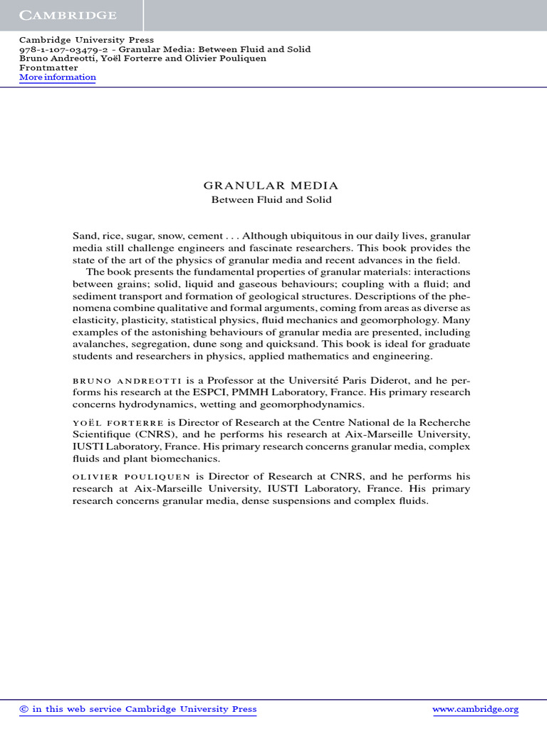 9781107034792_frontmatter | PDF | Physics | Physical Sciences