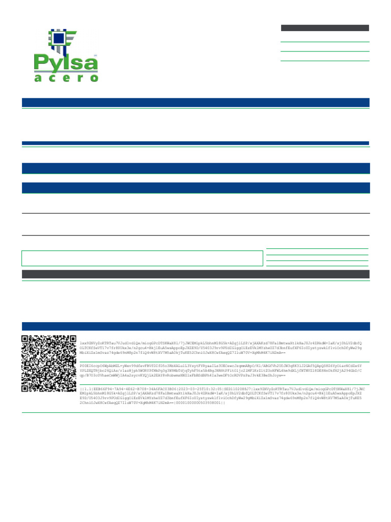Factura de Pylsa | PDF | Moneda | Mercado de divisas