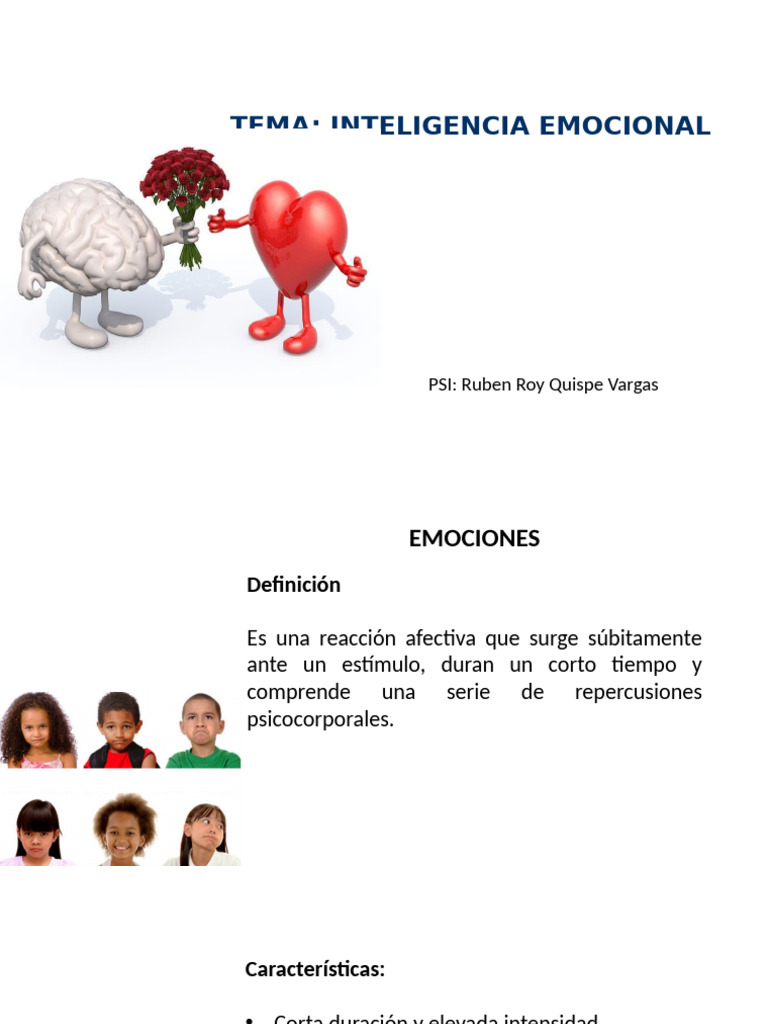Inteligencia Emocional | PDF | Las emociones | Inteligencia emocional
