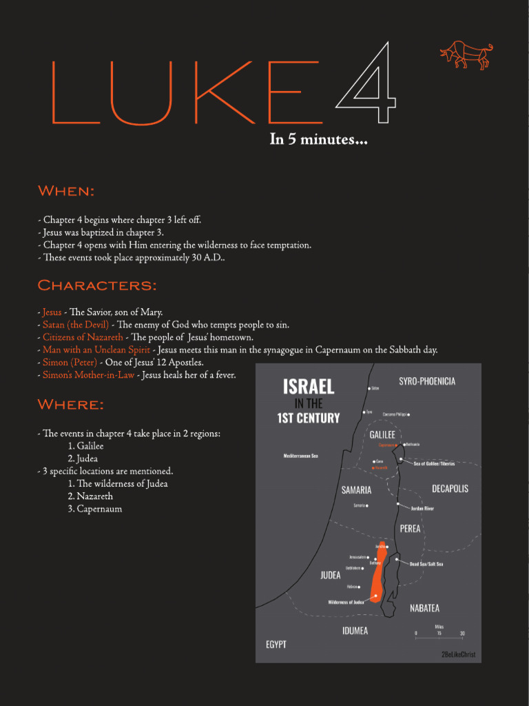 LUKE 4 in 5 MINUTES | PDF