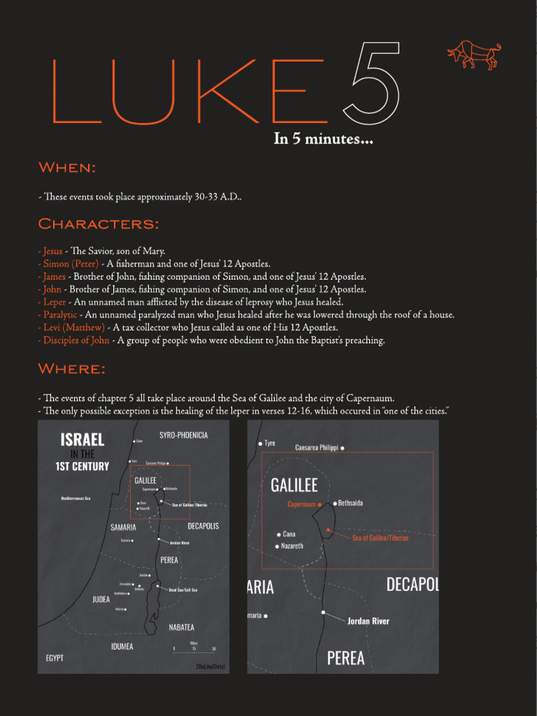 LUKE 5 in 5 MINUTES | PDF