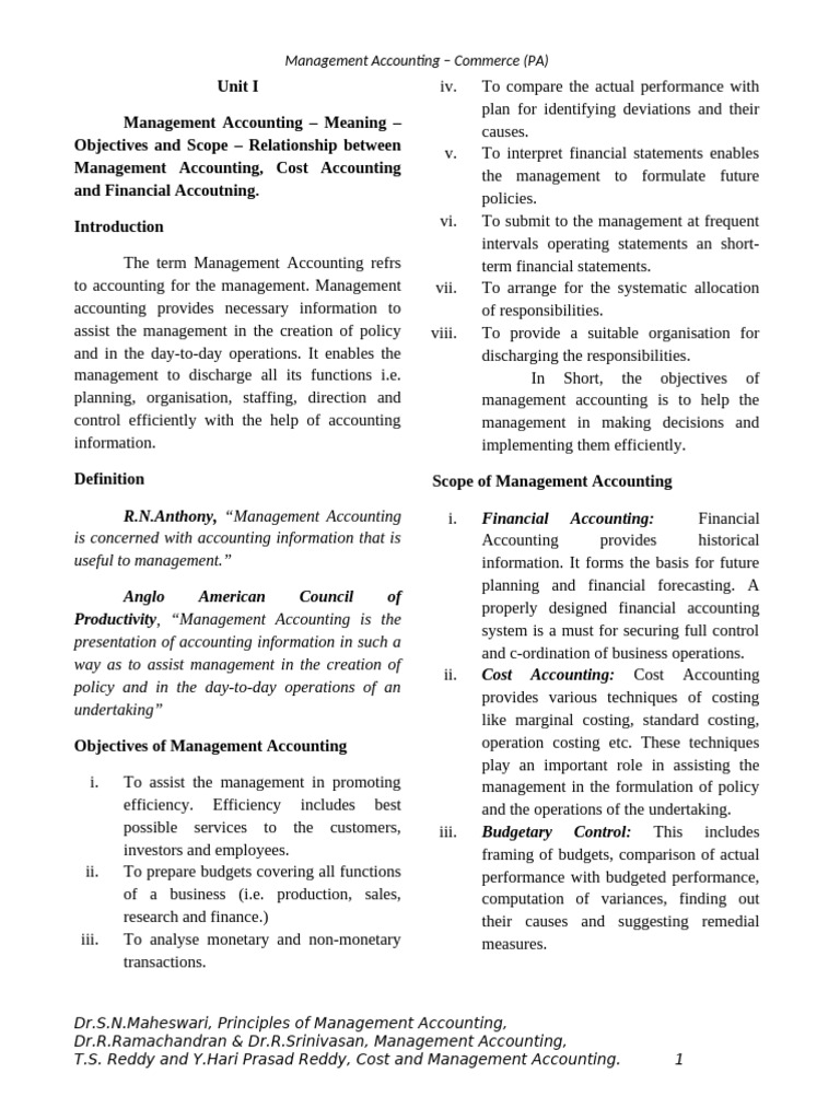 MANAGEMENT ACCOUNTING (1) | PDF | Dividend | Equity (Finance)