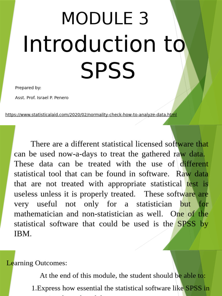 3introduction To SPSS | PDF | Spss | Level Of Measurement