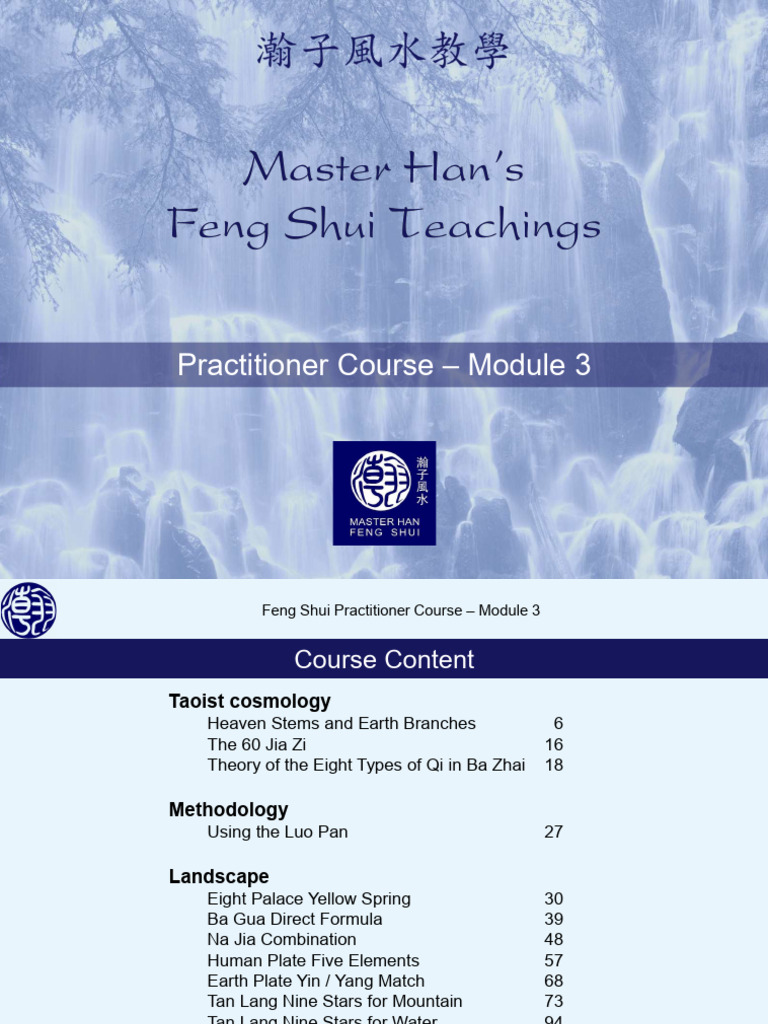 Master Han's Feng Shui Techniques | PDF | Chinese Philosophy | Divination
