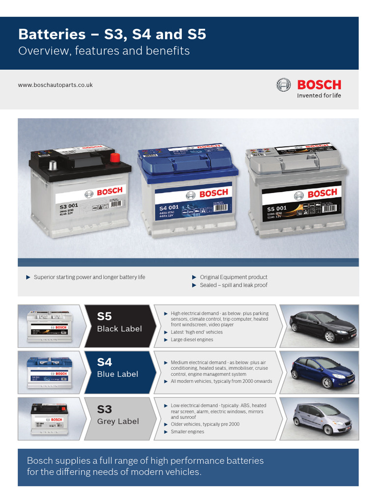 Batteries s3s4s5 2pp 2017 | PDF | Engines | Vehicles