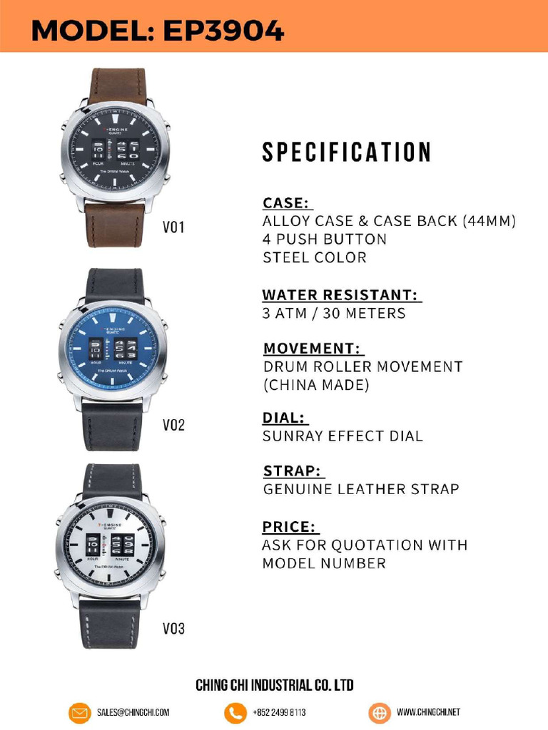 Drum Roller Watch - Catalogue | PDF