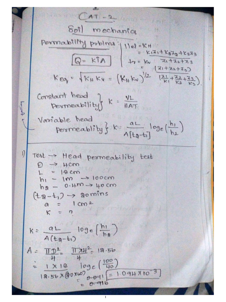 Permeability Probs | PDF