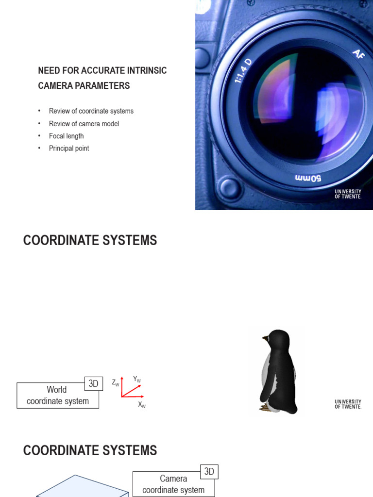 Intrinsic Camera Parameters Review | PDF | Pixel | Camera