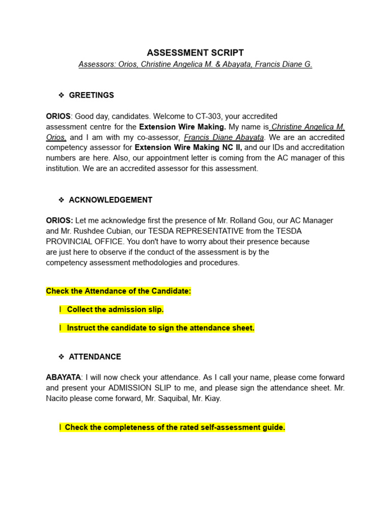 EDUC 216b - Script Overall Flow | PDF | Electrical Connector | Cognition