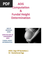 How To Compute For Aog and Edd | PDF
