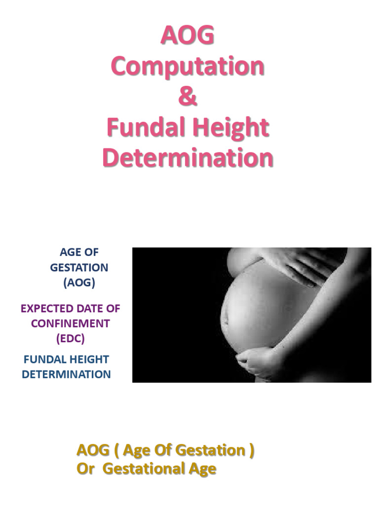 Aog Edc Uterine Contractions | PDF | Pregnancy | Uterus