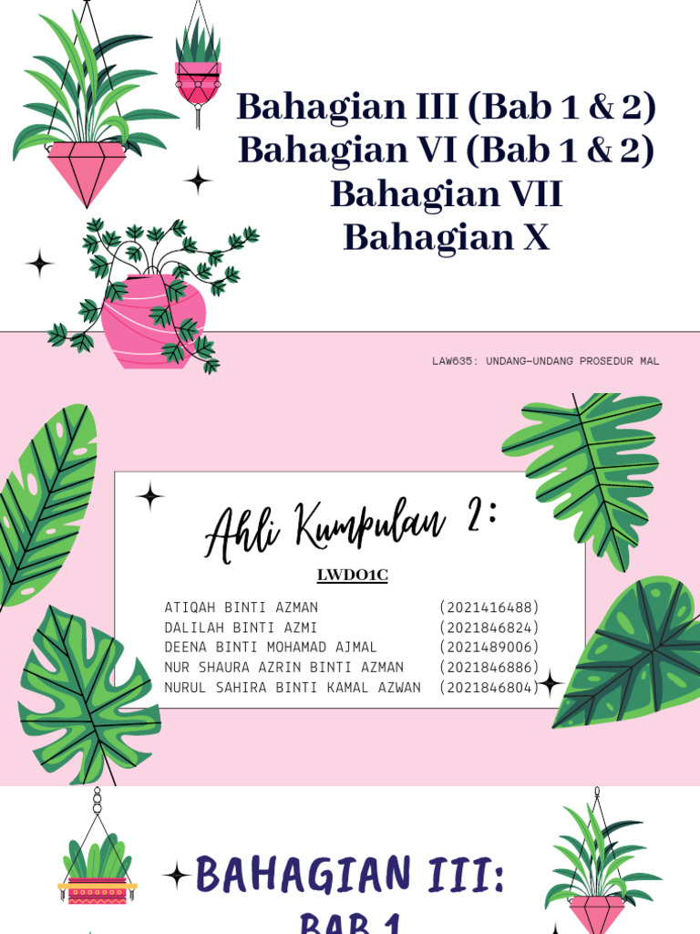 Kumpulan 2 - Mal Presentation (Saman - Pindaan) | PDF