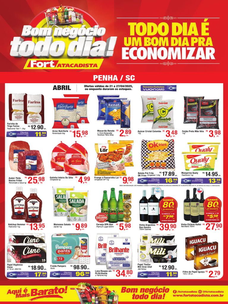 SC_FORT_Tabloide-4ed_21-a-27_04_25_Penha | PDF | Alimentos