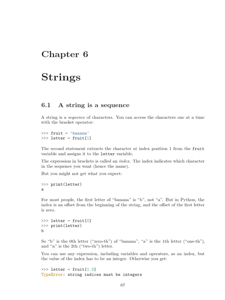 Pythonlearn Chapter 6 Extract 79 90 Pdf String Computer Science Parameter Computer