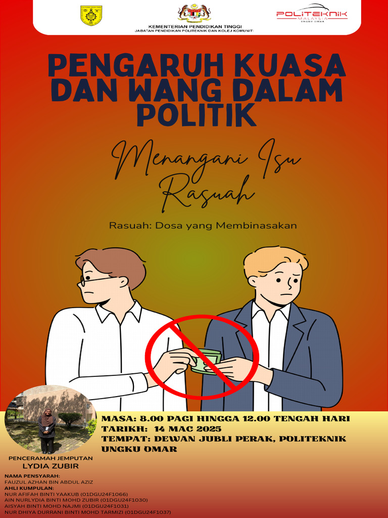 Poster Anti Rasuah | PDF