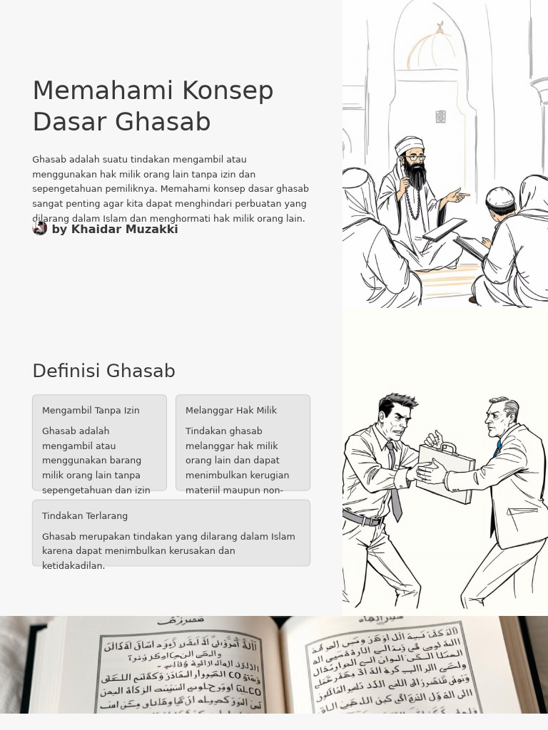 Memahami Konsep Dasar Ghasab | PDF