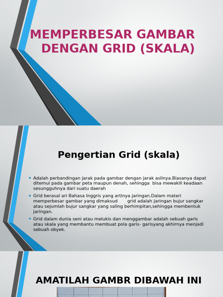 Memperbesar Gambar Dengan Grid (Skala) | PDF