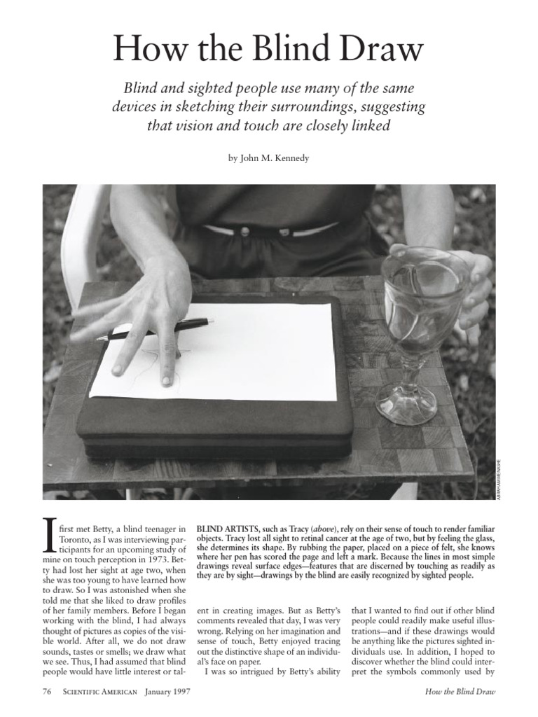 How The Blind Draw | PDF | Visual Perception | Drawing
