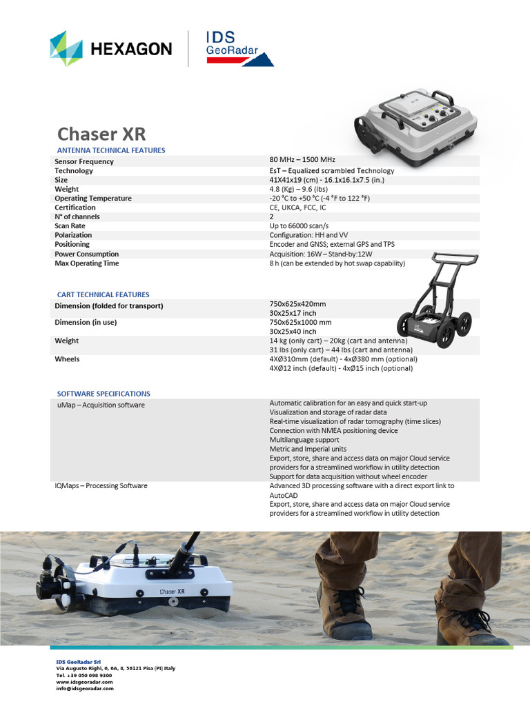 IDSGeoradar - Chaser XR - Datasheet - Cart | PDF | Computer Engineering ...