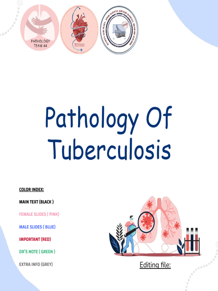 Secondary Tuberculosis Pathology Overview | PDF | Tuberculosis | Macrophage