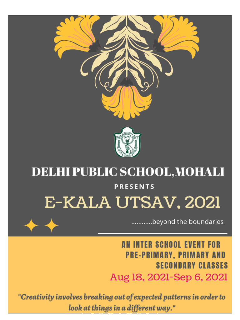 FWD Invite-Dps E-Kala Utsav'21 | PDF