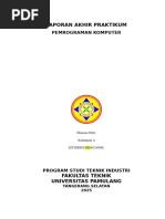 Laporan Akhir Proyek Praktikum Gunadarma | PDF